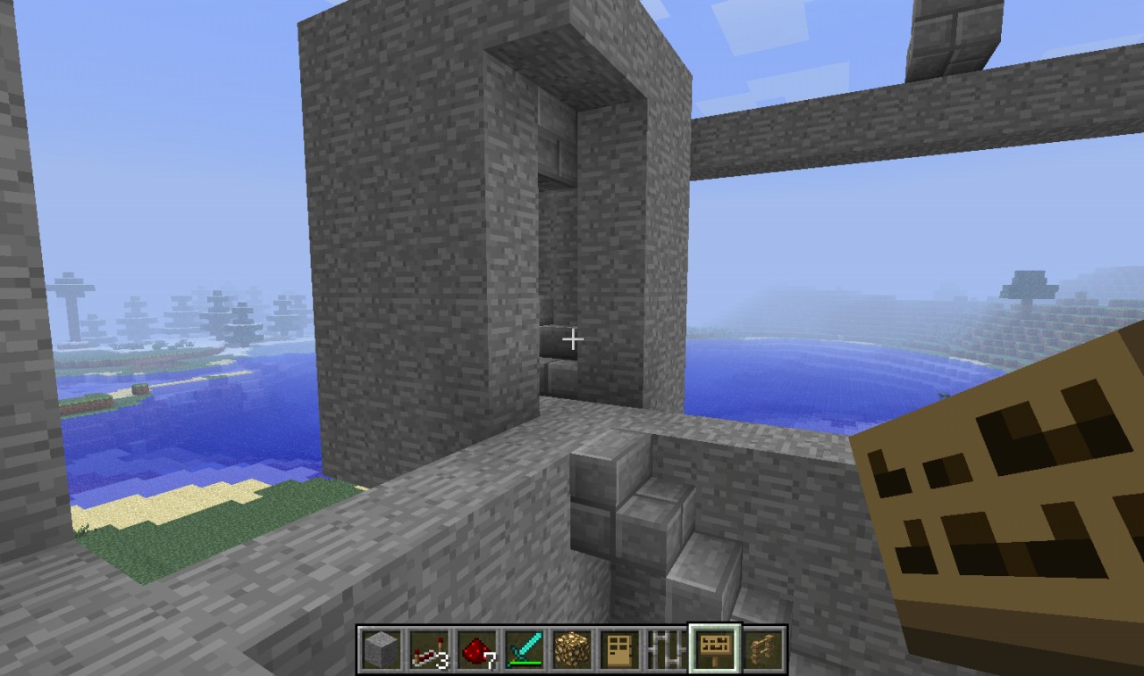 Jail with high prison and arena Minecraft Map