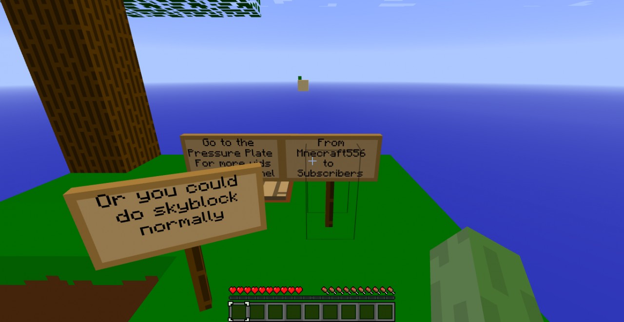 A reminder world from Mnecraft556 Minecraft Map