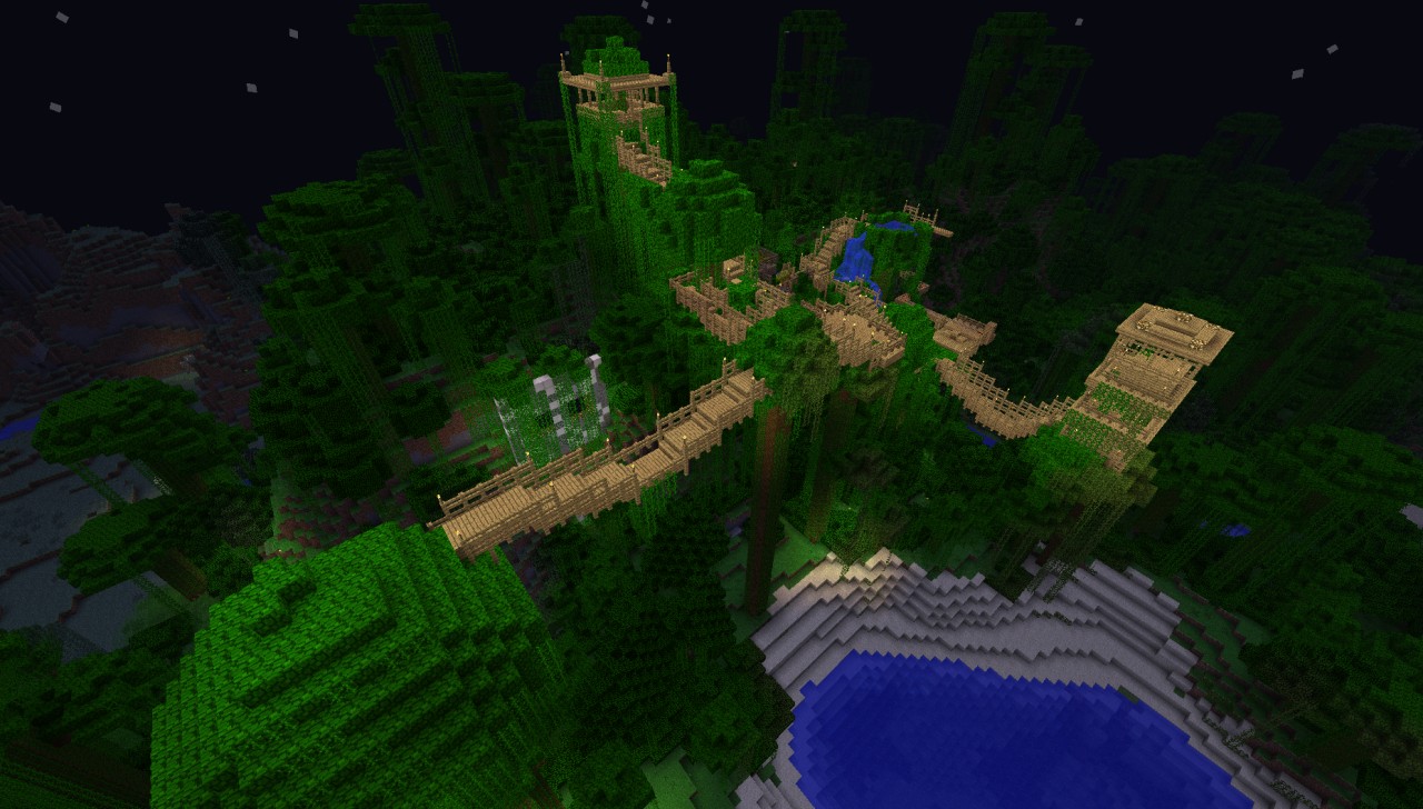 My jungle village Minecraft Map