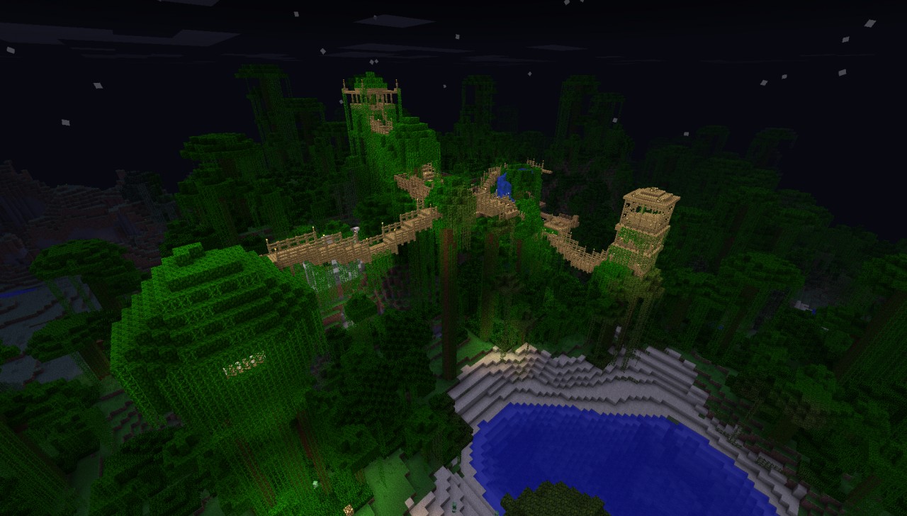 My jungle village Minecraft Map
