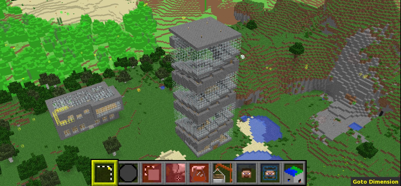 Merry-go-round flat Minecraft Map