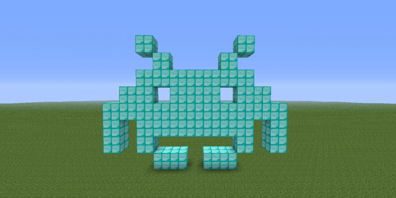 Space invaders Minecraft Map