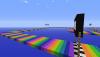 SNES Rainbow Road Minecraft Map