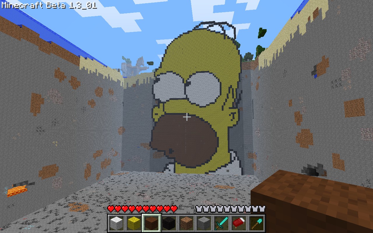 My Pixel Art World First Upload Minecraft Project