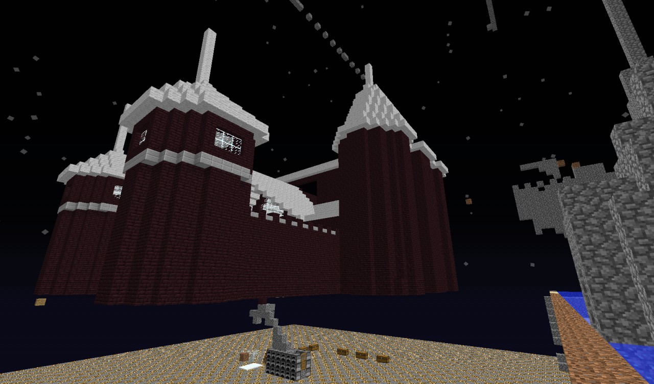 NetherBrick Sky Castle Minecraft Map