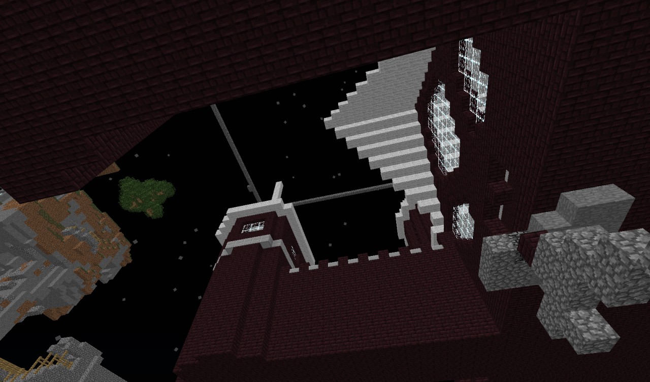 NetherBrick Sky Castle Minecraft Map