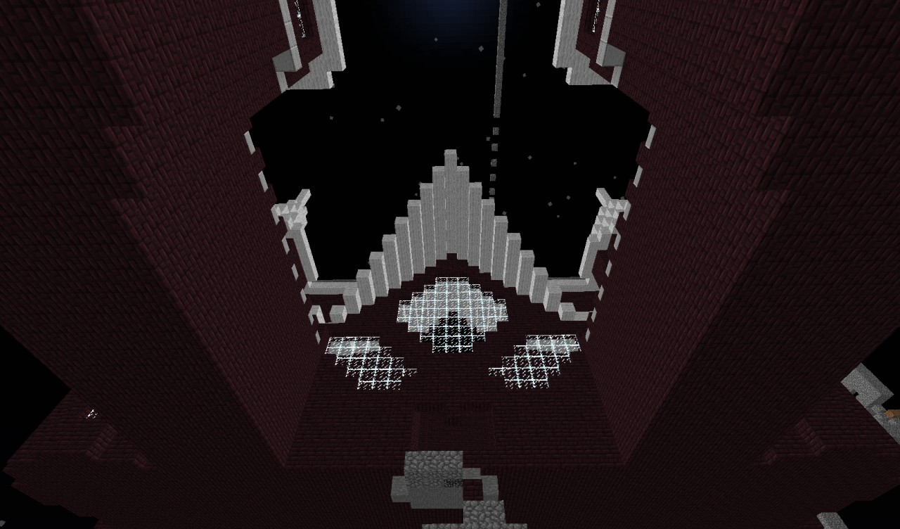 NetherBrick Sky Castle Minecraft Map