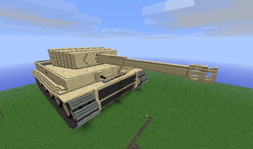 Tiger (German Kampfpanzer VI of WWII) Minecraft Map