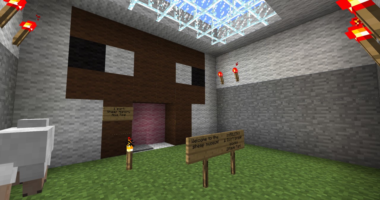 The Sheep Temple! 1.4.3 Minecraft Map