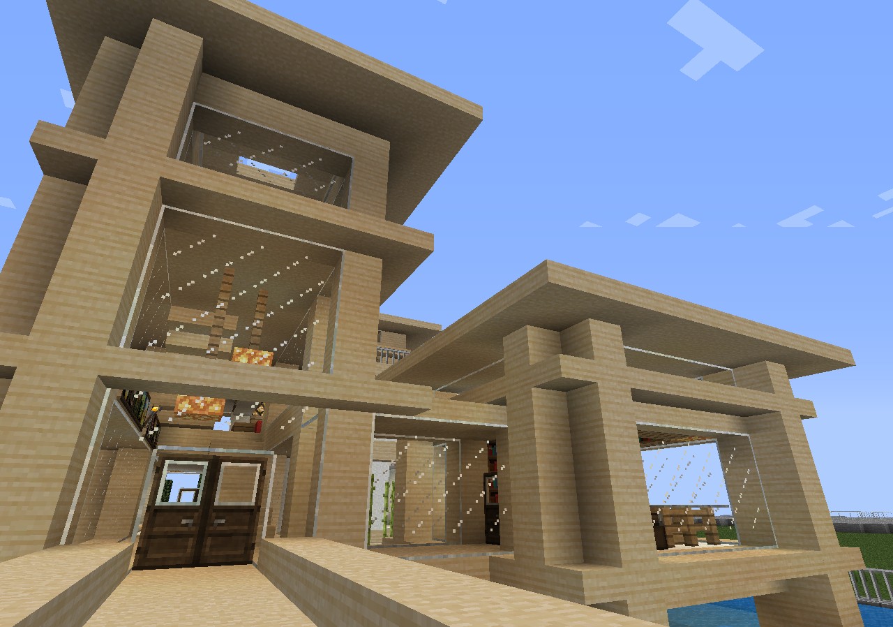 3 Story Modern Home Minecraft Map