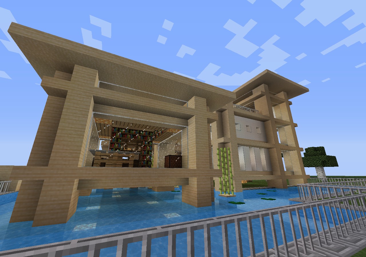 3 Story Modern Home Minecraft Map