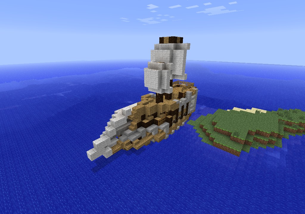 Fantasy boat Minecraft Map