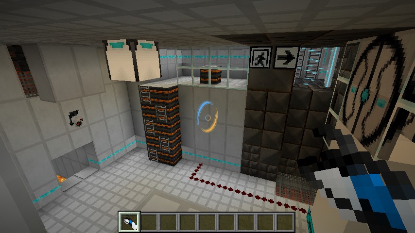 1-to-1 Recreation of Portal - Test Chambers 0-17 Minecraft Map