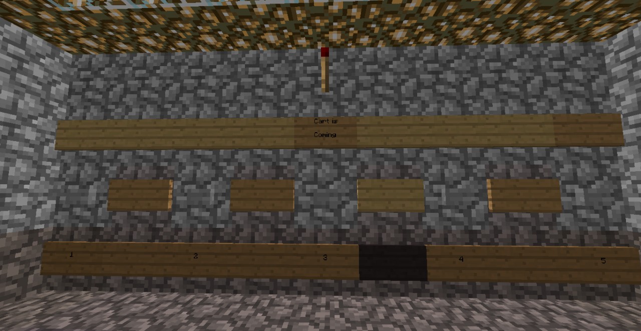 Minecart Storage System Minecraft Map