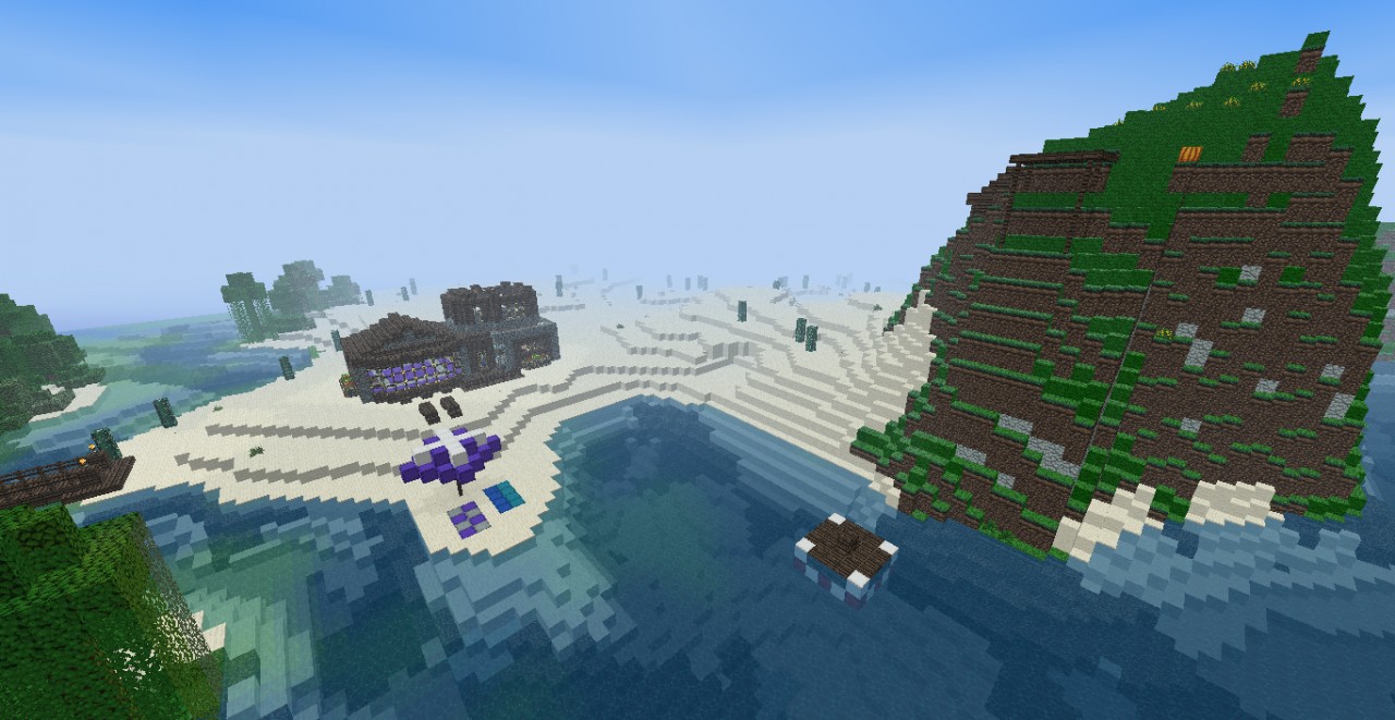 Smokey's New Beach Home (w. Jungle Spa) Minecraft Map