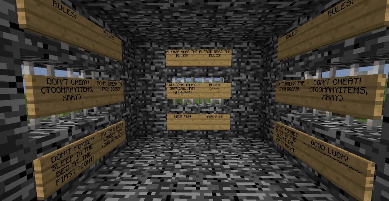 Mirror Survival! Minecraft Map