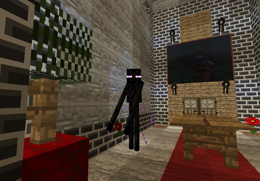 The Ender men With the rose [In the painting from A house for ...