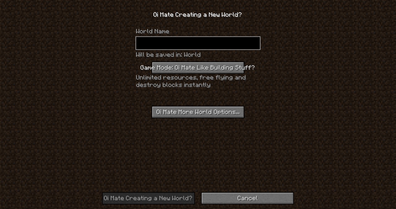 Oi Mate language NEW LANGUAGE :) Minecraft Mod