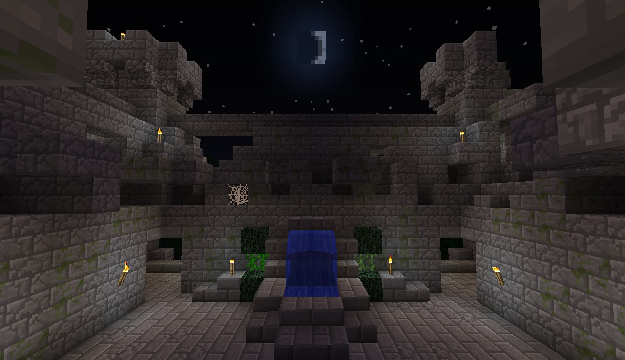 Mysterious castle in jungle (with machinima!!) Minecraft Map