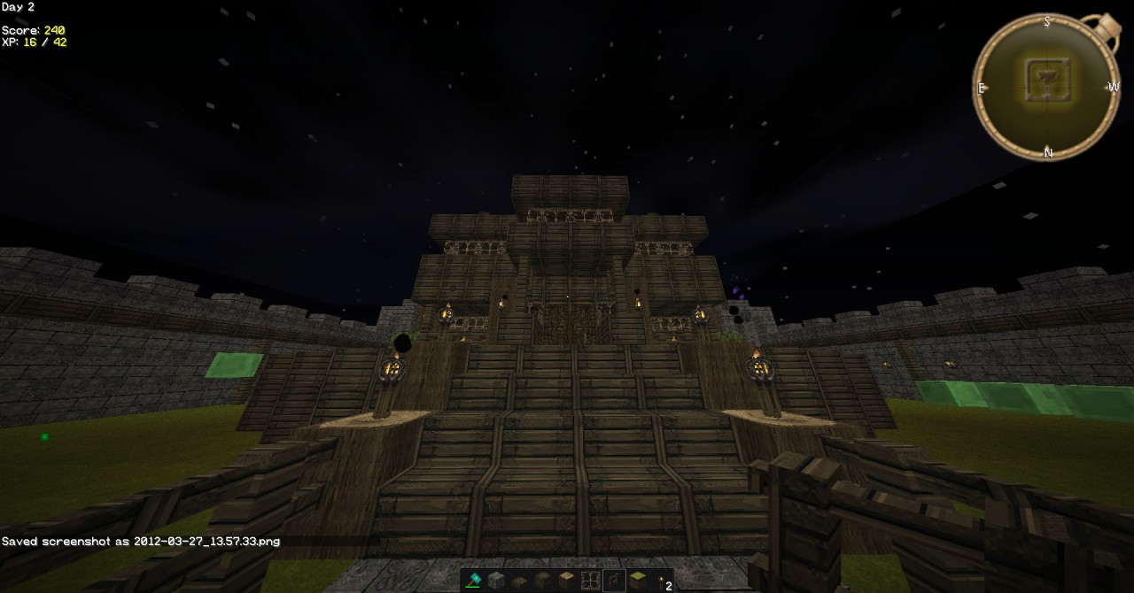 Small house within small garrison Minecraft Map