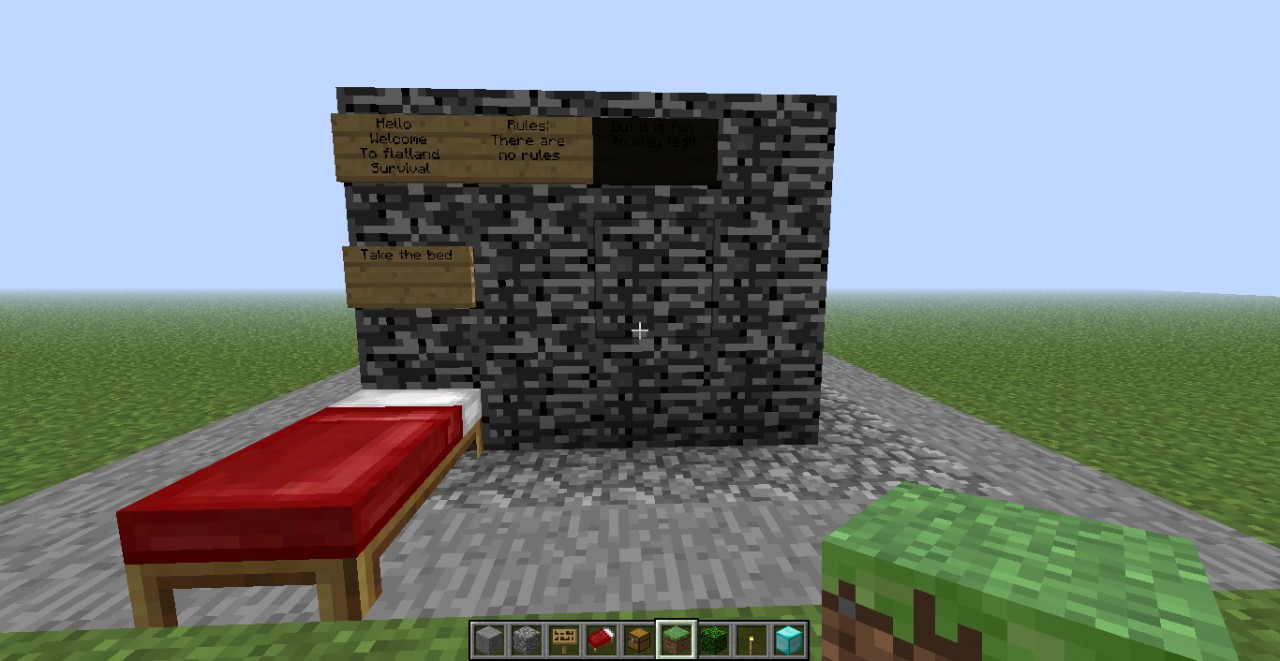 Flatland Survival Minecraft Map