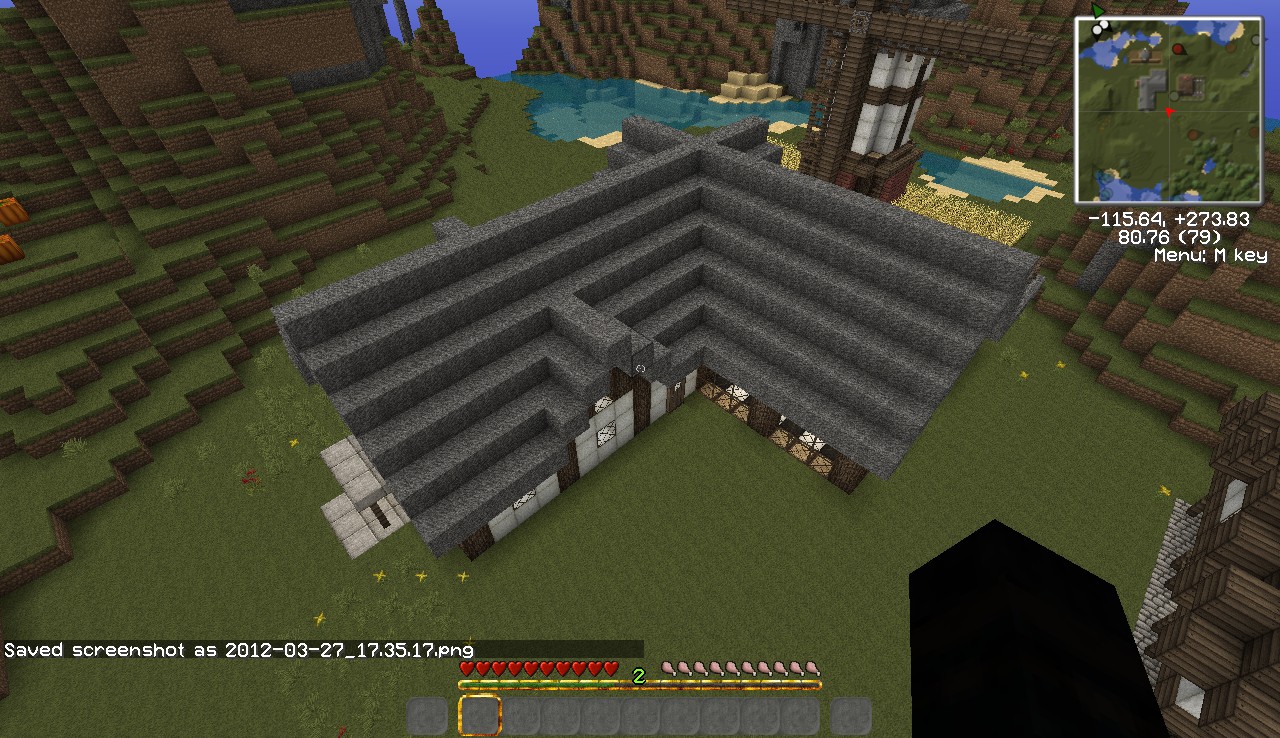 Medieval Mansion w/ Windmill and Archery Range Minecraft Map