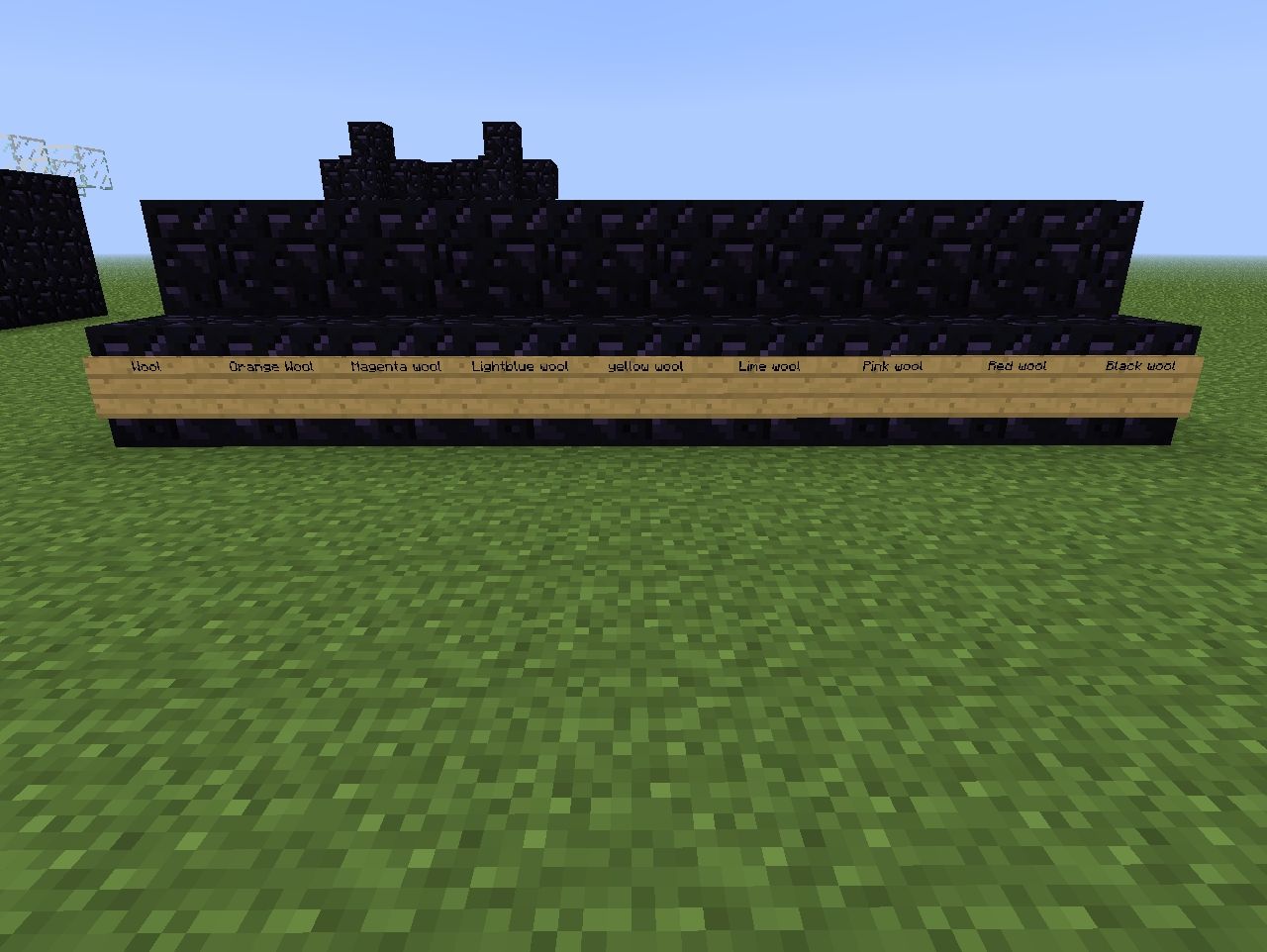 Can you find all wool? [challenge] Minecraft Map