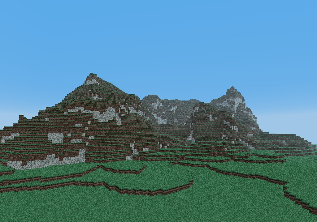 Mountain Range Minecraft Map