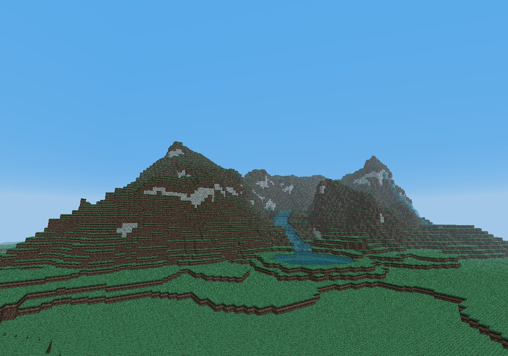 Mountain Range Minecraft Map
