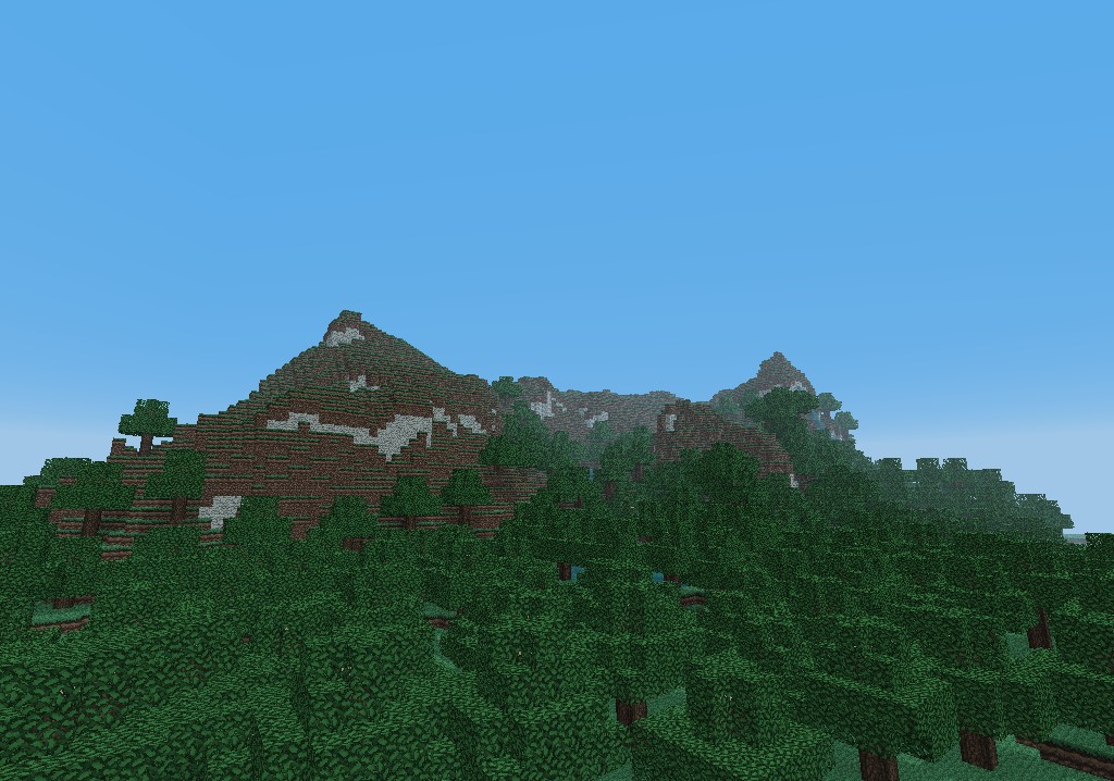 Mountain Range Minecraft Map