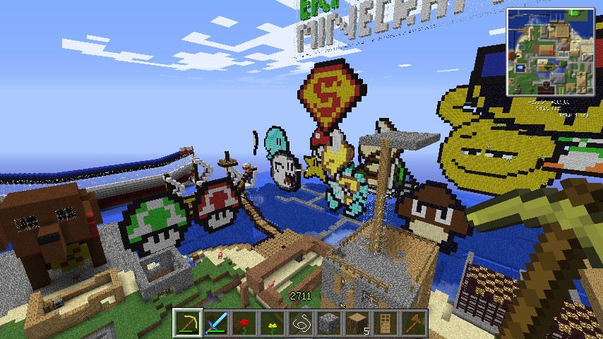 PixelArt Minecraft Map