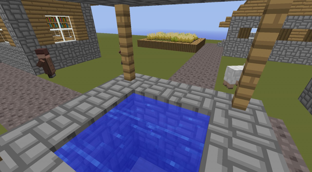 Sky Village survival Minecraft Map