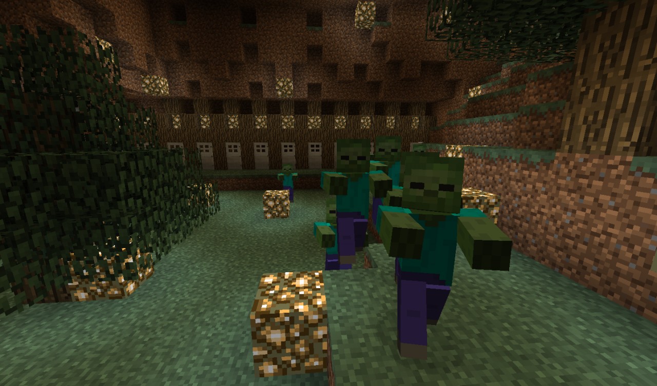 Zombie defence Minecraft Map