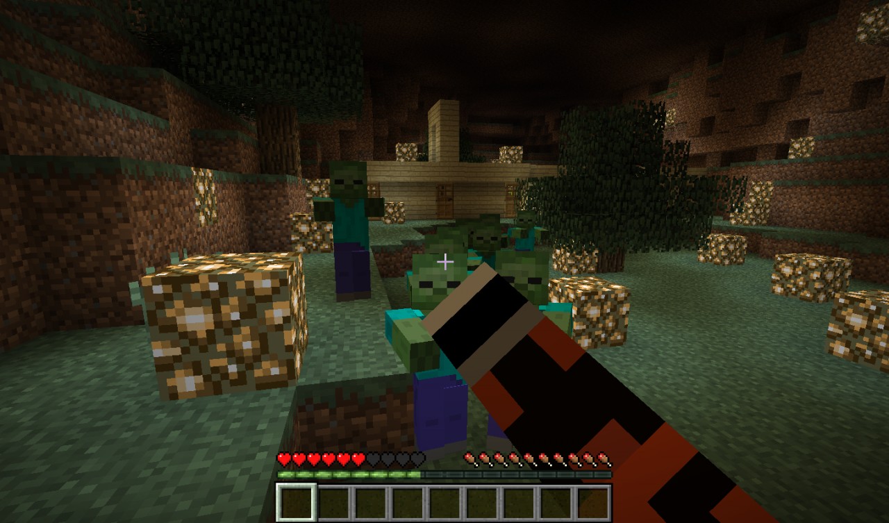 Zombie defence Minecraft Map