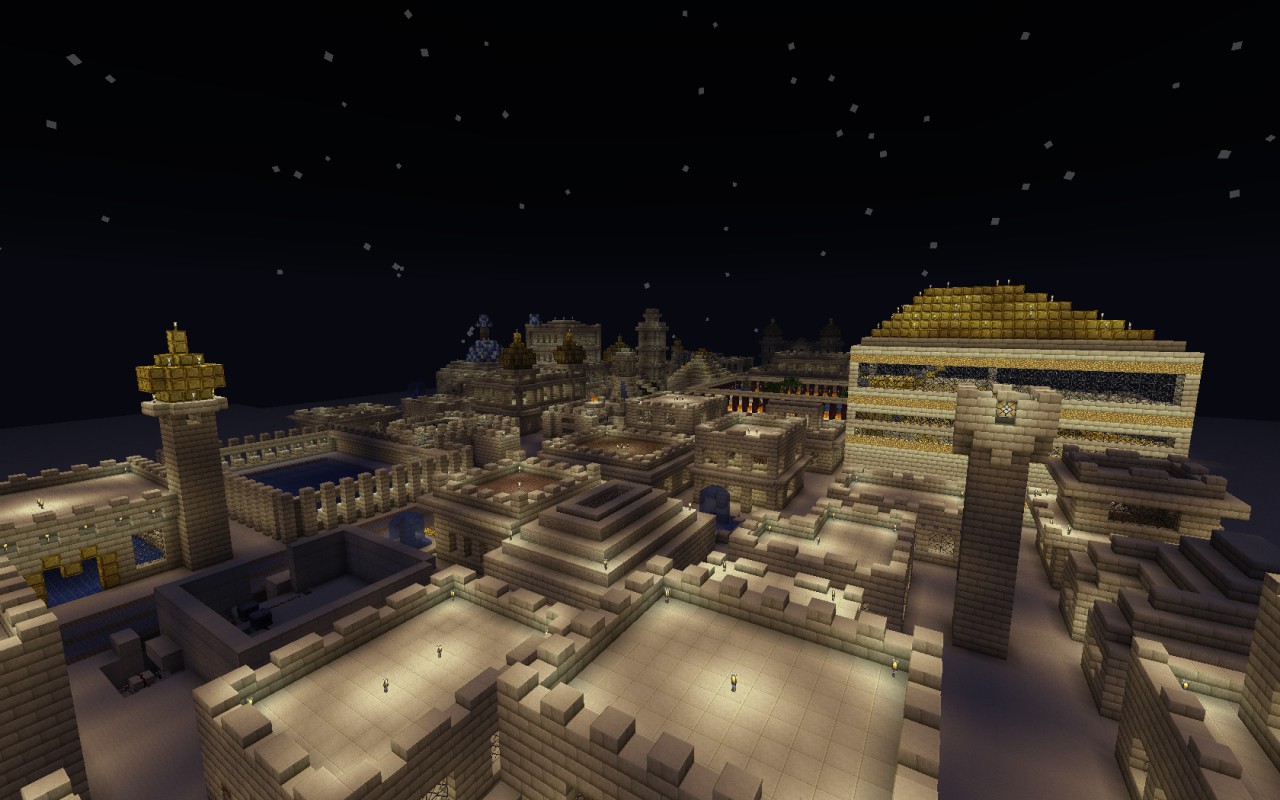 Arabian city (propably the biggest project ever) Minecraft Map
