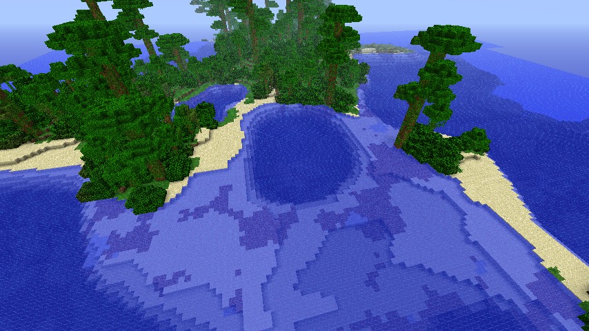 Cool big island seed Minecraft Map