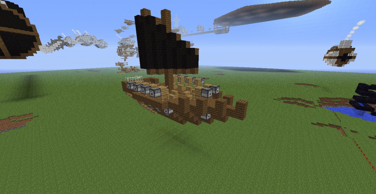 pirate airship: reaper Minecraft Map