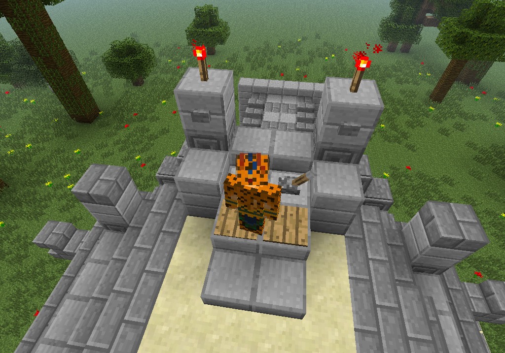 Aztec Thunder Cannon Minecraft Map