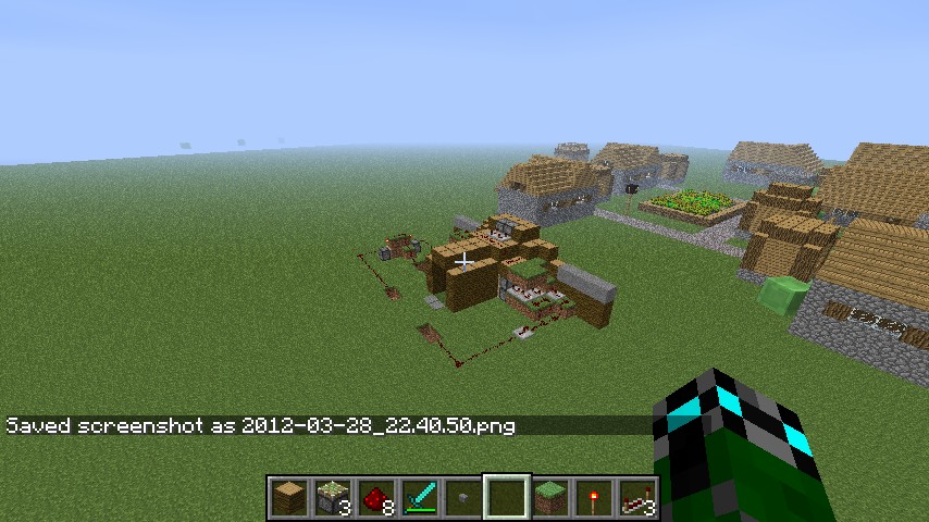 My first attempt at anything redstone-y Minecraft Map