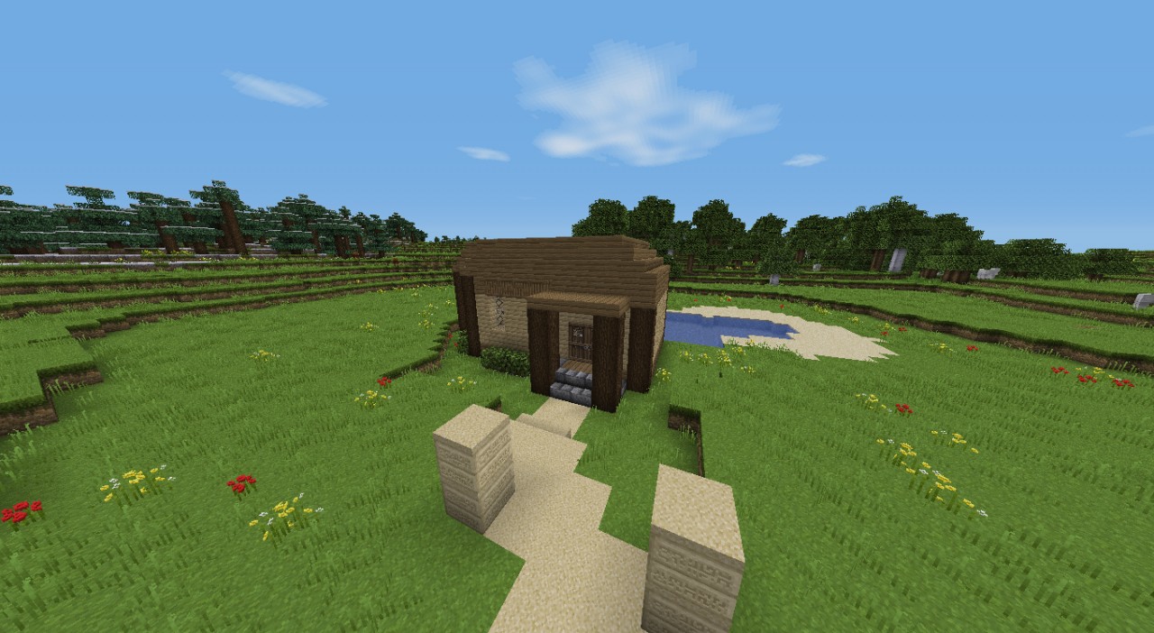 Modern Lakeside Home Minecraft Map