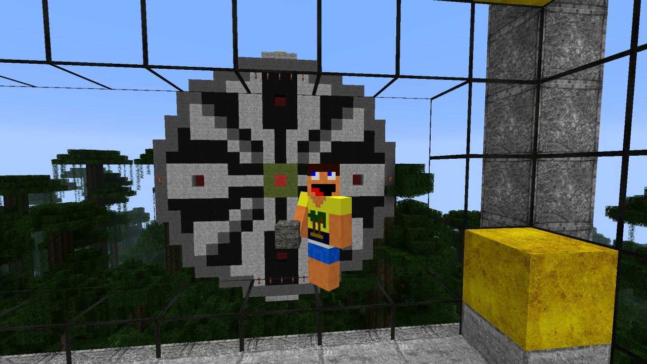 Giant Playable Dartboard (with LIGHT EFFECTS) Minecraft Map