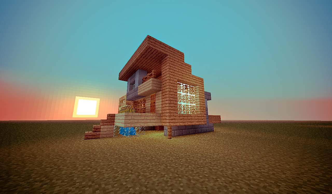 CONTEMPORARY HOME DESIGN V1. Minecraft Map