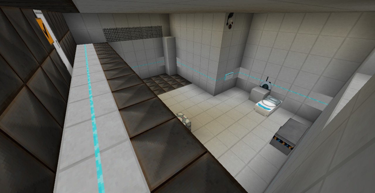 Aperture Science Enrichment Center Minecraft Map