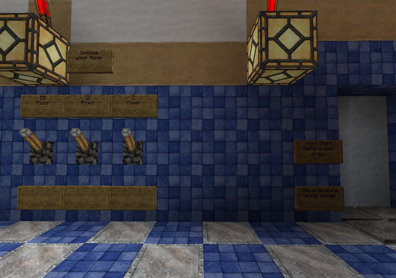 Modern Building with elevator Minecraft Map