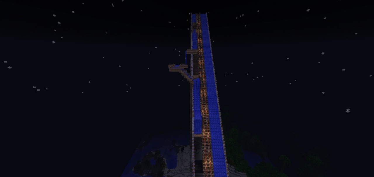 HUGE waterslide Minecraft Map