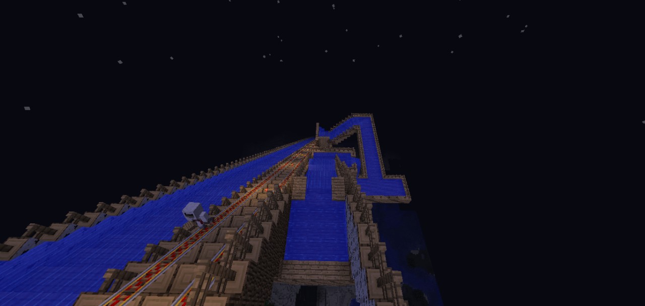 HUGE waterslide Minecraft Map
