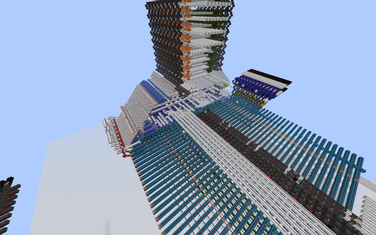 BCD Redstone ALU with 30 functions Minecraft Map