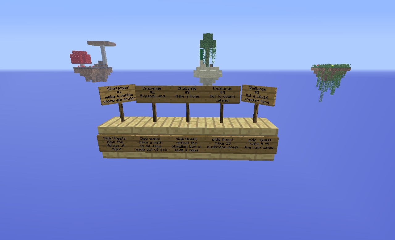 SkyBlock FanBlock Minecraft Map