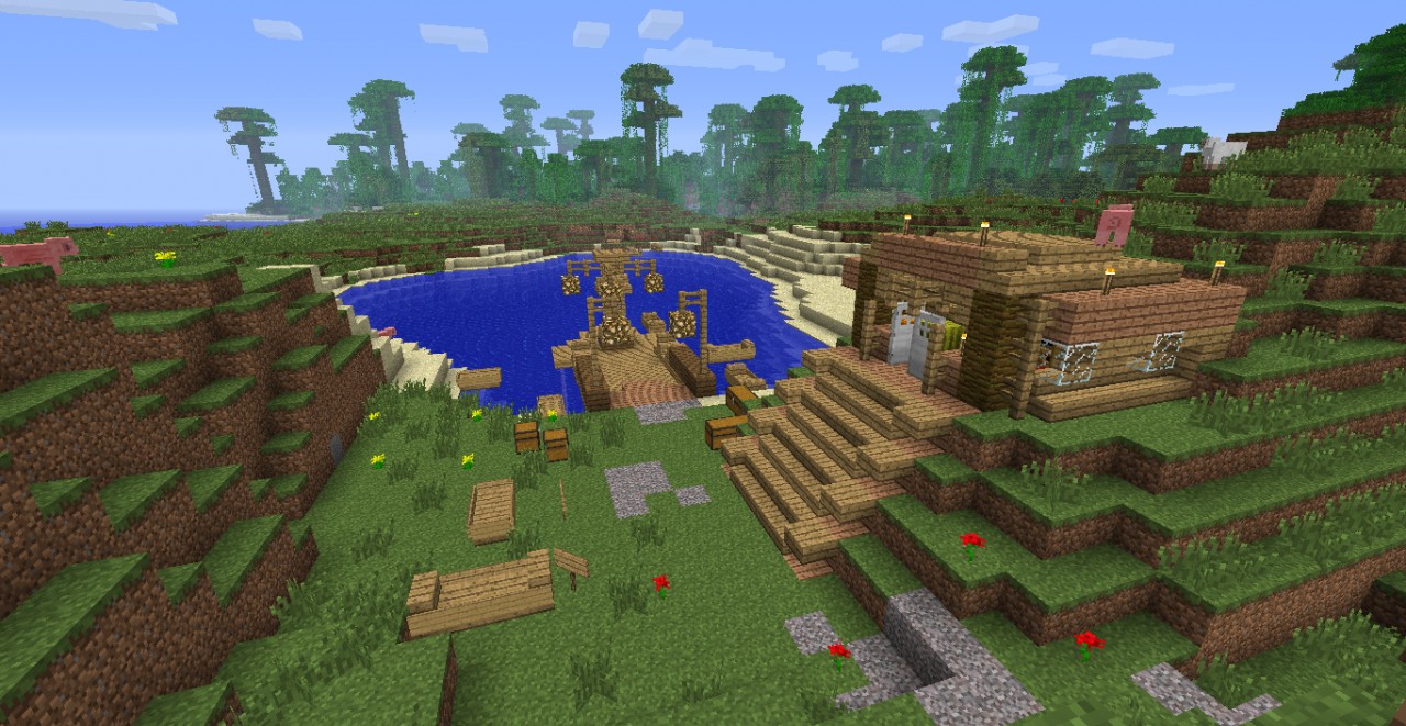 Rpg Custom map, The race for the Minecraft Map