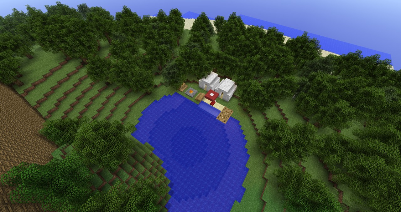 A Resort Island Minecraft Map